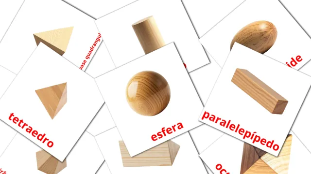 64 Colors and shapes Flashcards in Portuguese | FREE Printable PDFs