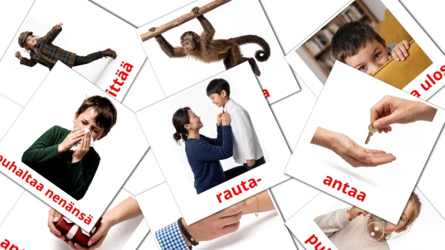 33 FREE Routine verbs Flashcards | PDF | Finnish Words