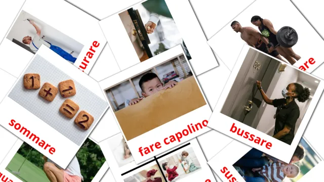 19 FREE Movement verbs Flashcards | PDF | Italian Words