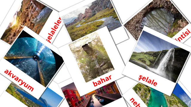 31 FREE Weather Flashcards | PDF | Turkish Words