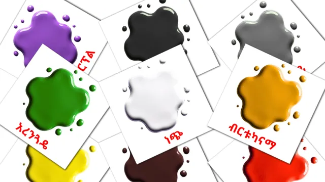 1300+ FREE Amharic Flashcards | PDF | Picture Vocabulary