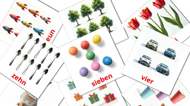 20 FREE Numbers (1-20) Flashcards | PDF | German Words