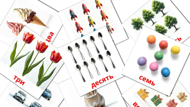 20 FREE Numbers (1-20) Flashcards | PDF | Russian Words