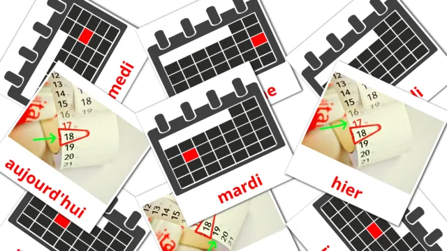 12 FREE Months of the Year Flashcards | PDF | French Words