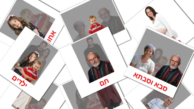 1300+ FREE Hebrew Flashcards | PDF | Picture Vocabulary
