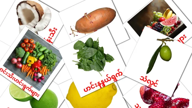 1300+ FREE Burmese Flashcards | PDF | Picture Vocabulary