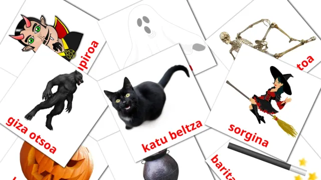 16 FREE Halloween Flashcards | PDF | German Words
