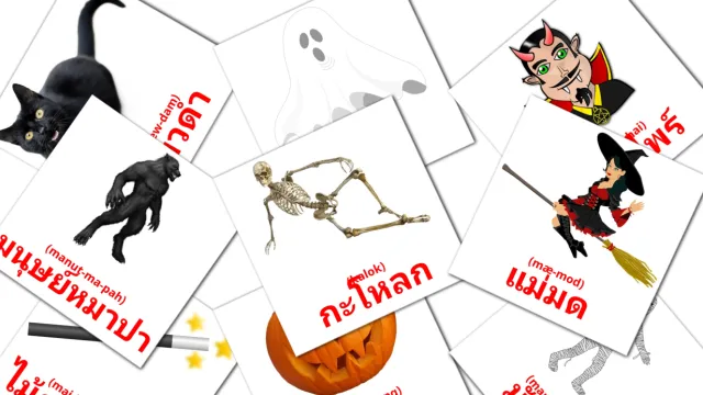1300+ FREE Thai Flashcards | PDF | Picture Vocabulary