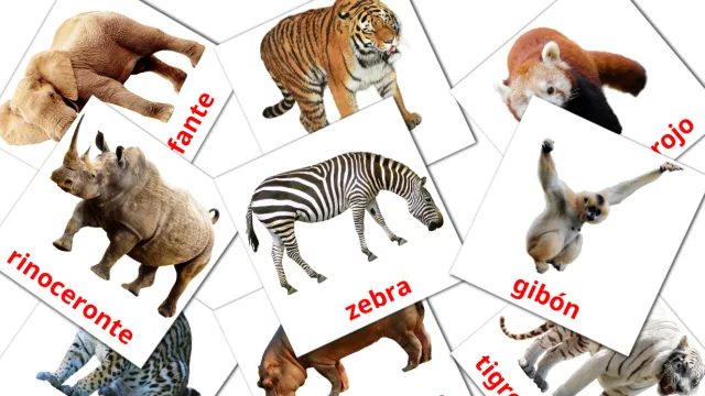 10 FREE Domestic animals Flashcards | PDF | Spanish Words