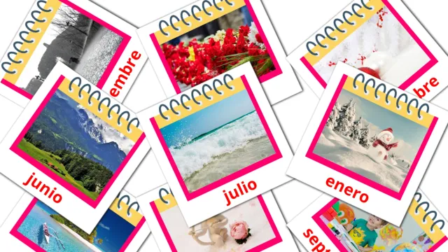 12 FREE Days of Week Flashcards | PDF | Spanish Words