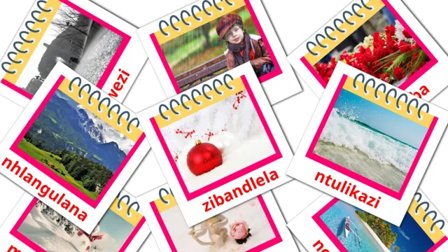 12 FREE Days of Week Flashcards | PDF | Zulu Words