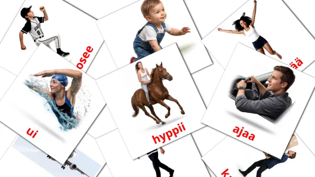 33 FREE Routine verbs Flashcards | PDF | Finnish Words