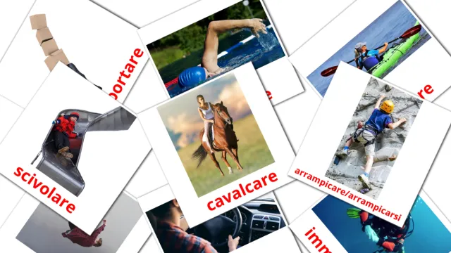 33 FREE Routine verbs Flashcards | PDF | Italian Words