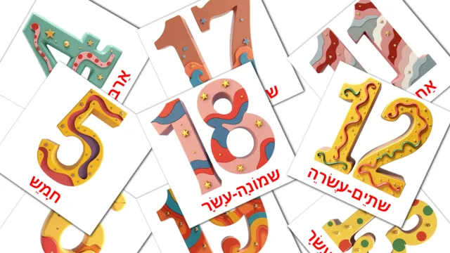 1300+ FREE Hebrew Flashcards | PDF | Picture Vocabulary