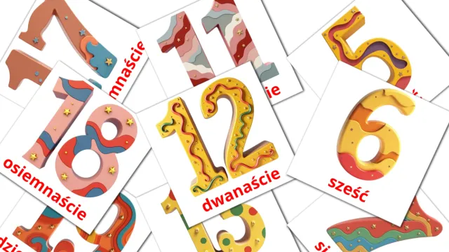 10 FREE Counting Flashcards in PDF | Polish Pictures
