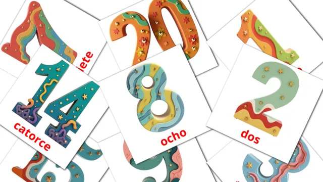 10 FREE Counting Flashcards | PDF | Spanish Words