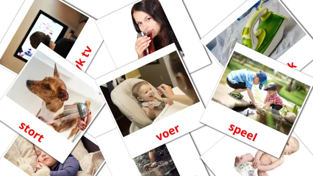 33 FREE Routine verbs Flashcards | PDF | English Words