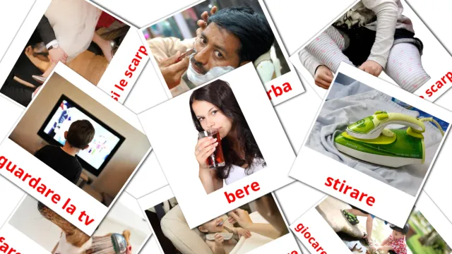 19 FREE Movement verbs Flashcards | PDF | Italian Words