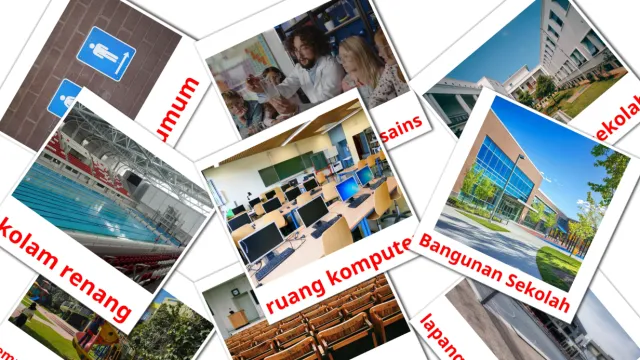 36 FREE Classroom objects Flashcards | PDF | Indonesian Words