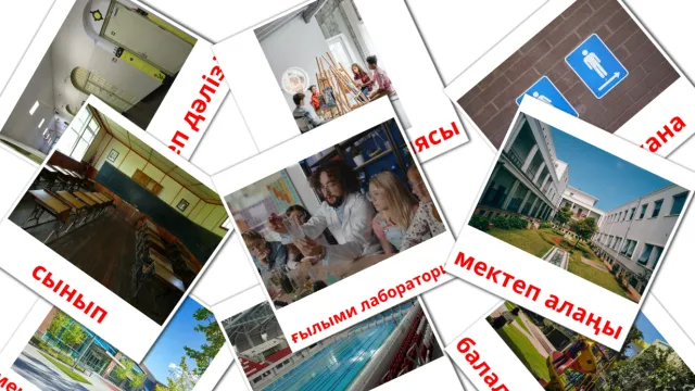 36 FREE Classroom objects Flashcards | PDF | Kazakh Words