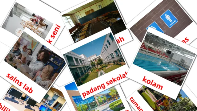 36 FREE Classroom objects Flashcards | PDF | Malay Words