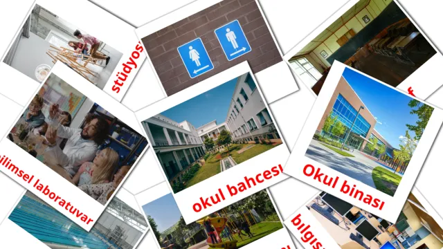 36 FREE Classroom objects Flashcards | PDF | Turkish Words