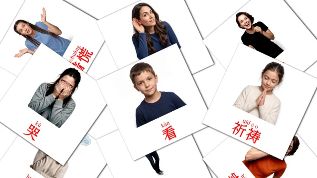 33 FREE Routine verbs Flashcards in 4 PDF formats | Chinese(Simplified ...