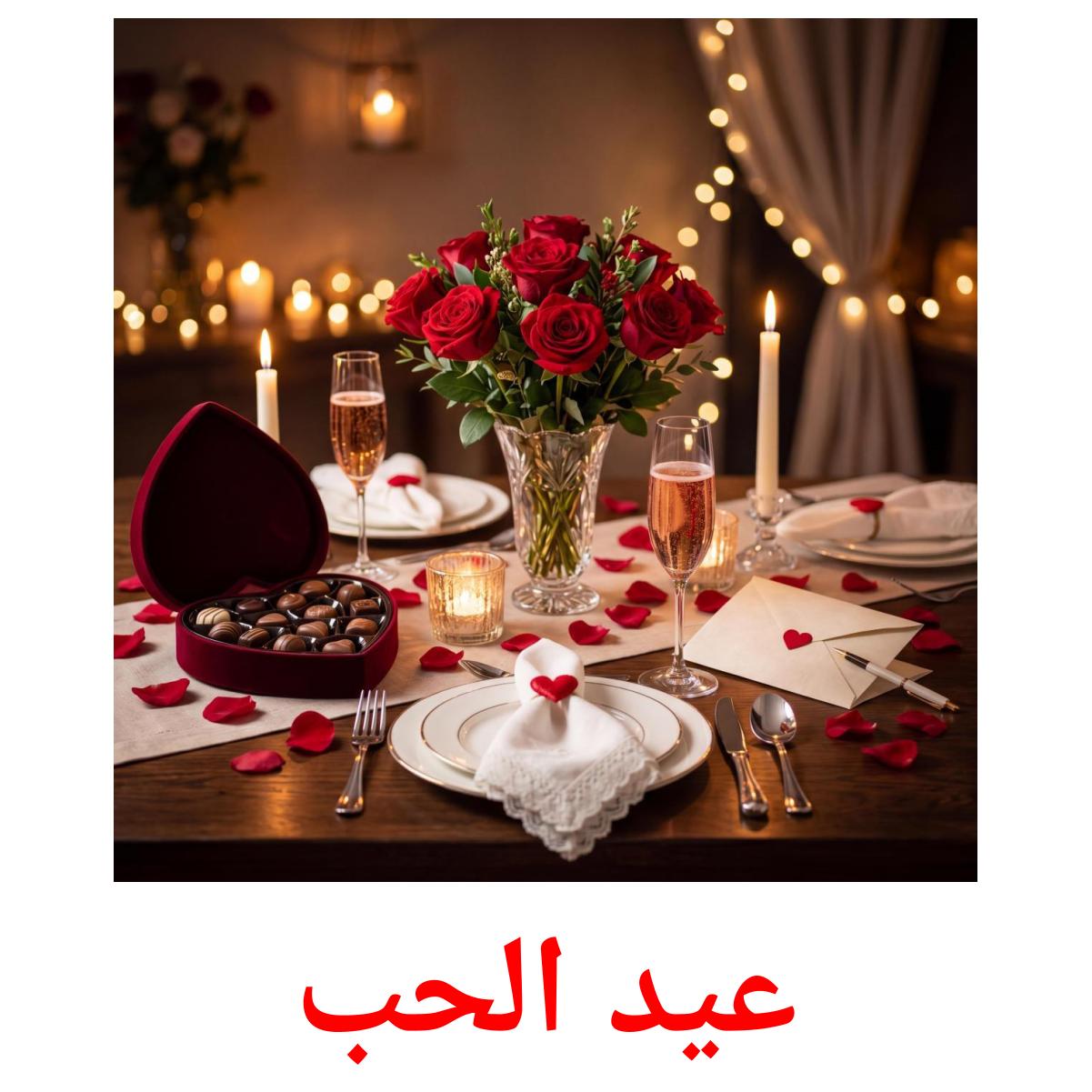 19 Printable Valentine's Day Flashcards in Arabic (Free PDF)