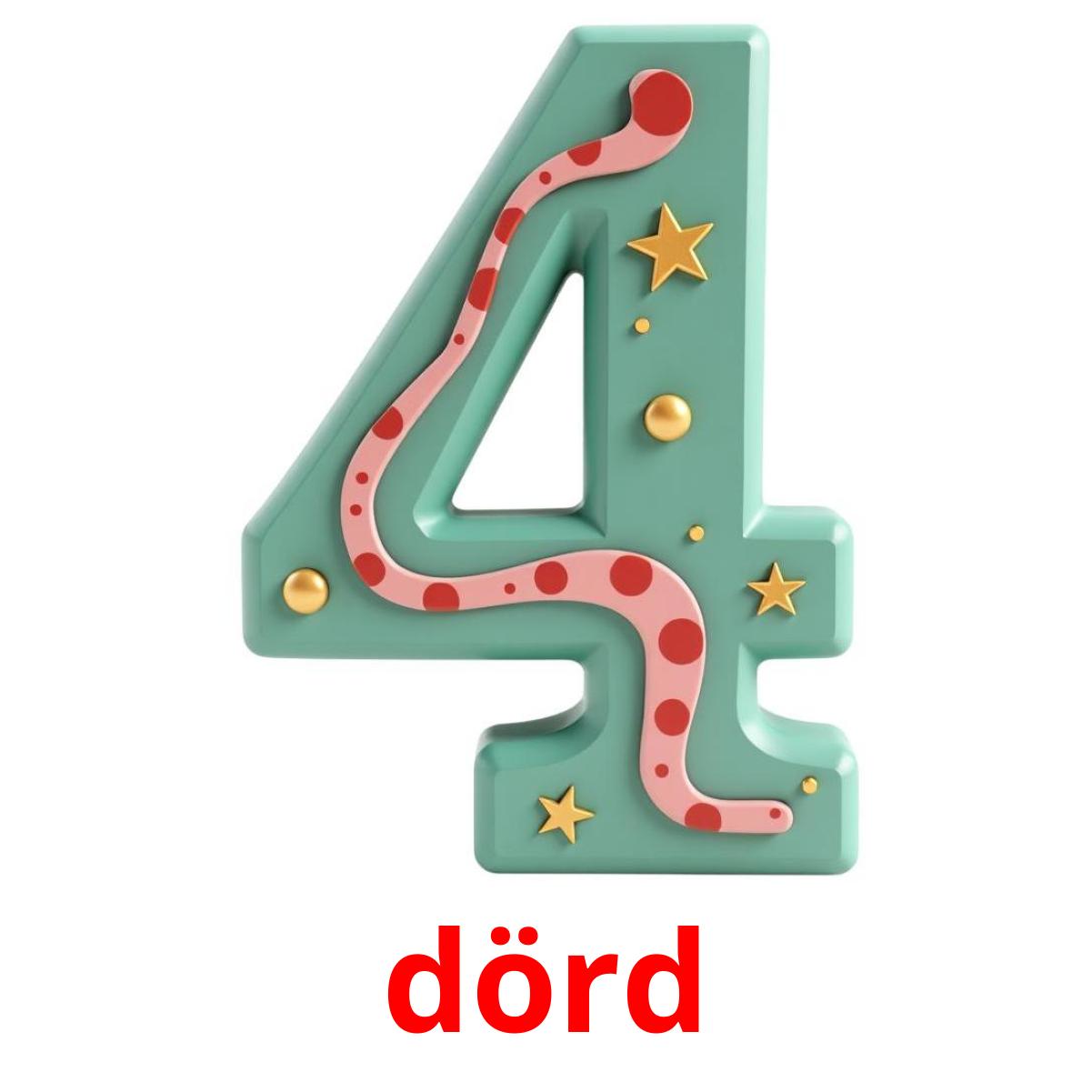 20 Printable Numbers (1-20) Flashcards in Azerbaijani (Free PDF)