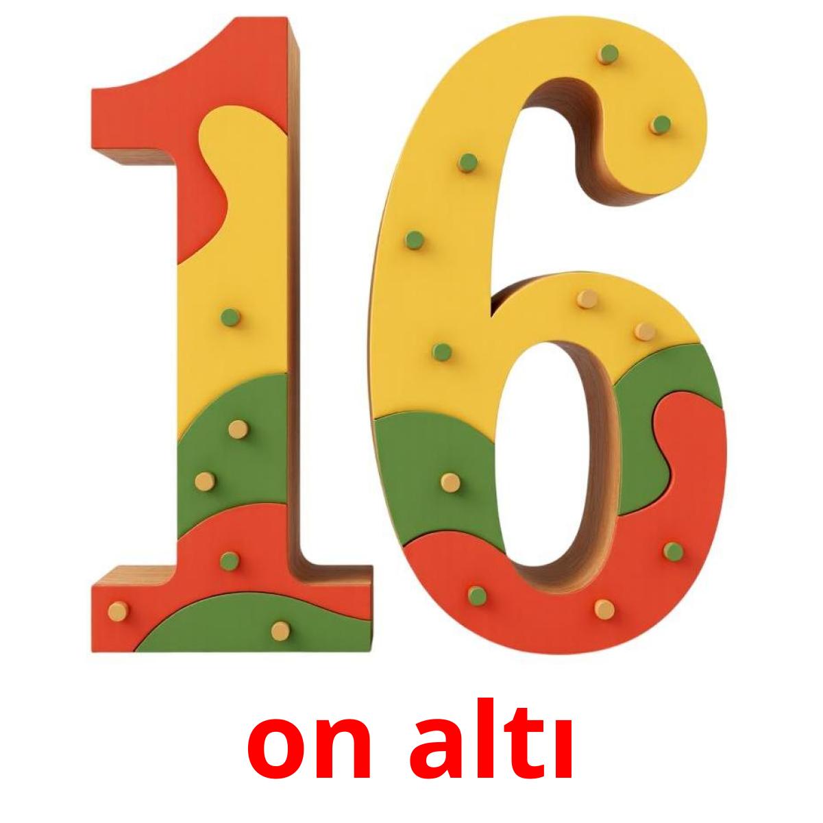 20 Printable Numbers (1-20) Flashcards in Azerbaijani (Free PDF)