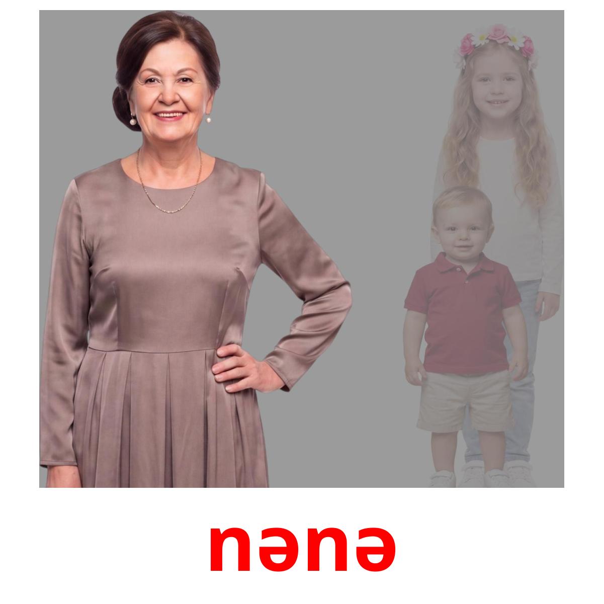32 Printable Family members Flashcards in Azerbaijani (Free PDF)