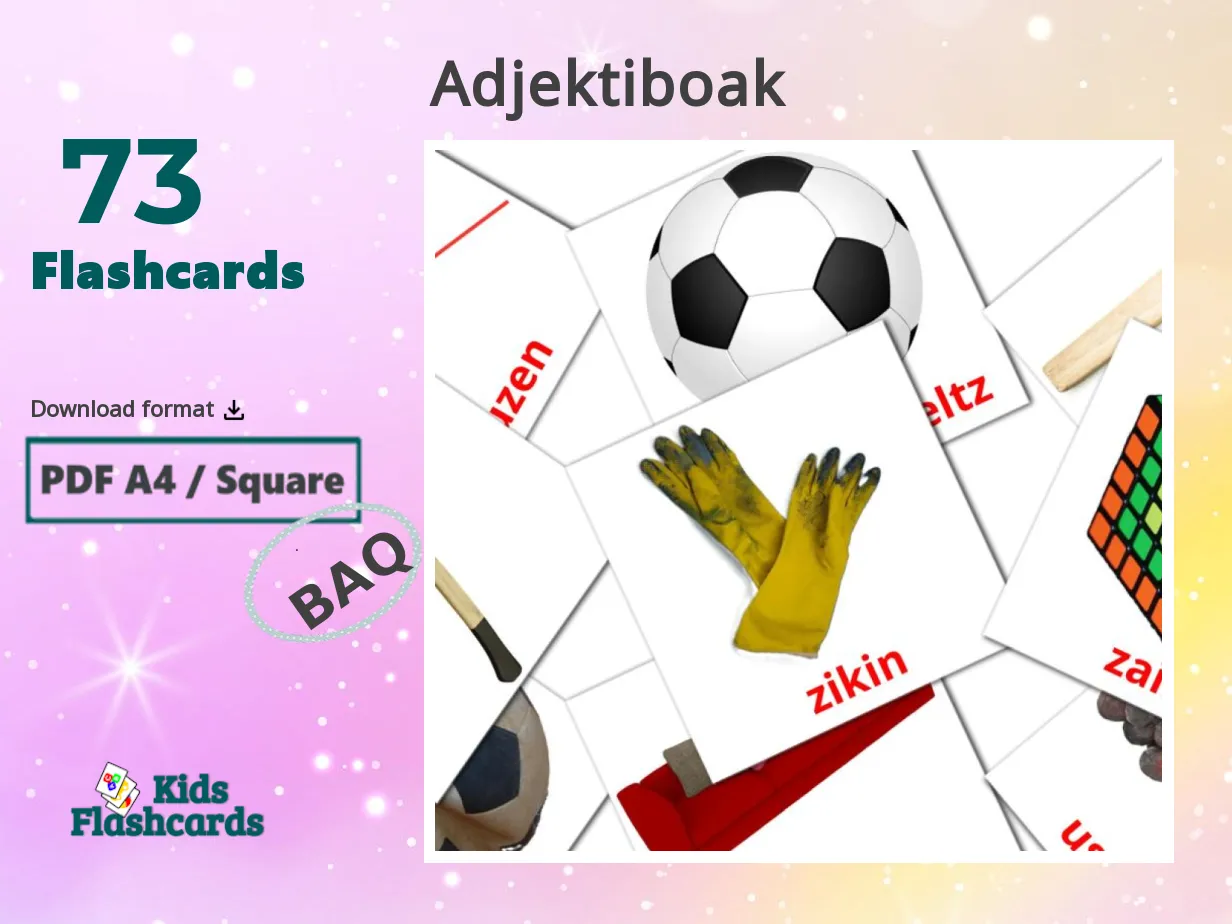 73 FREE Basque Adjectives Flashcards | PDF