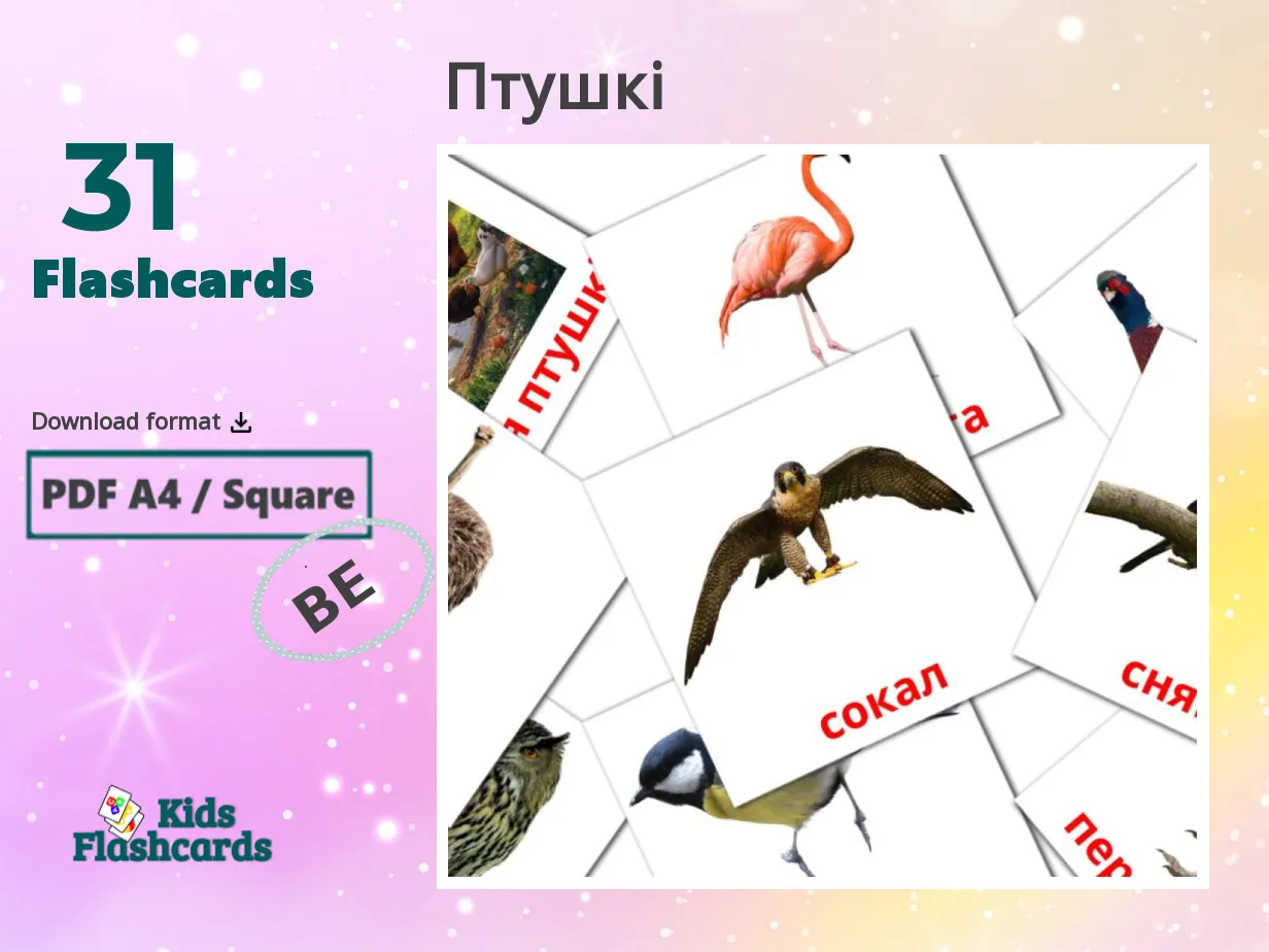 31 FREE Belarusian Birds Flashcards | PDF
