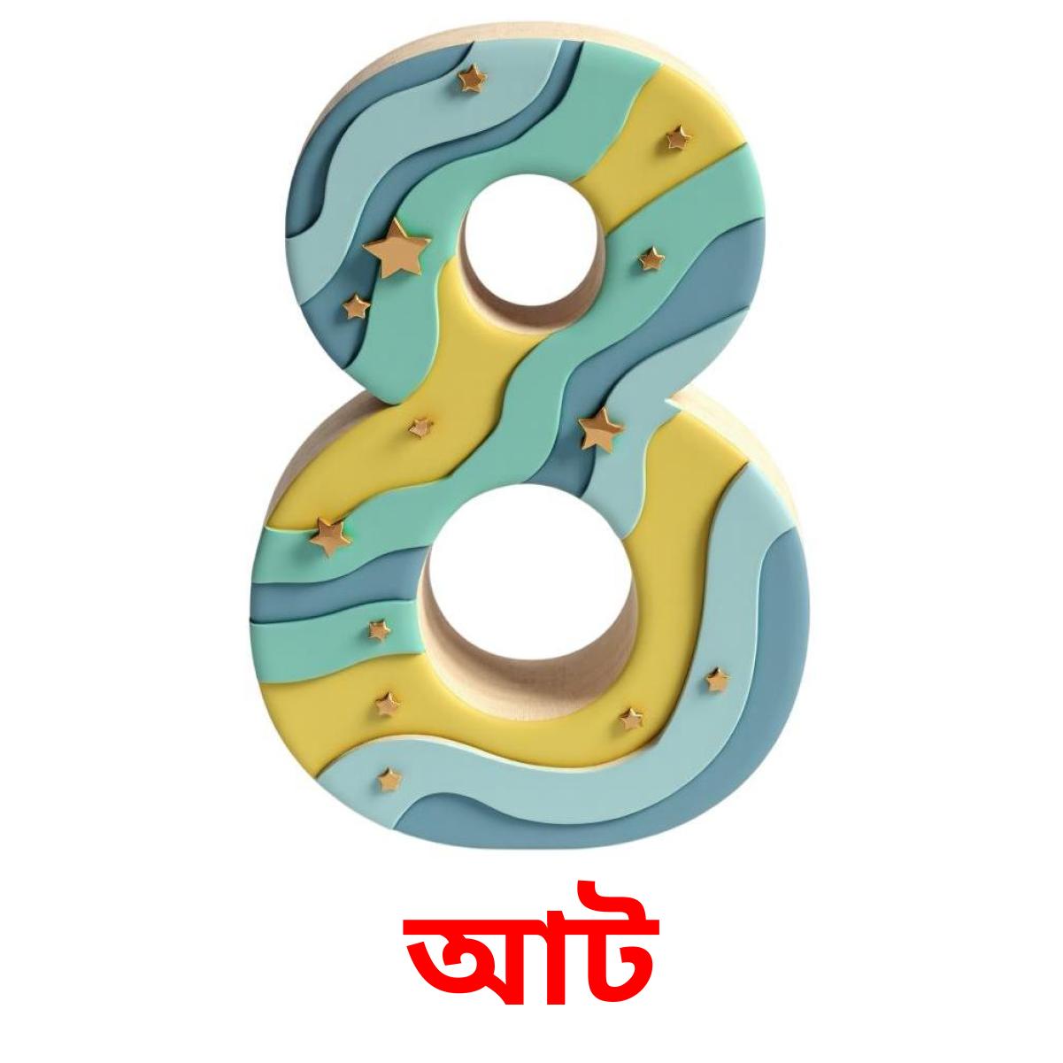 20 Printable Numbers (1-20) Flashcards in Bengali (Free PDF)