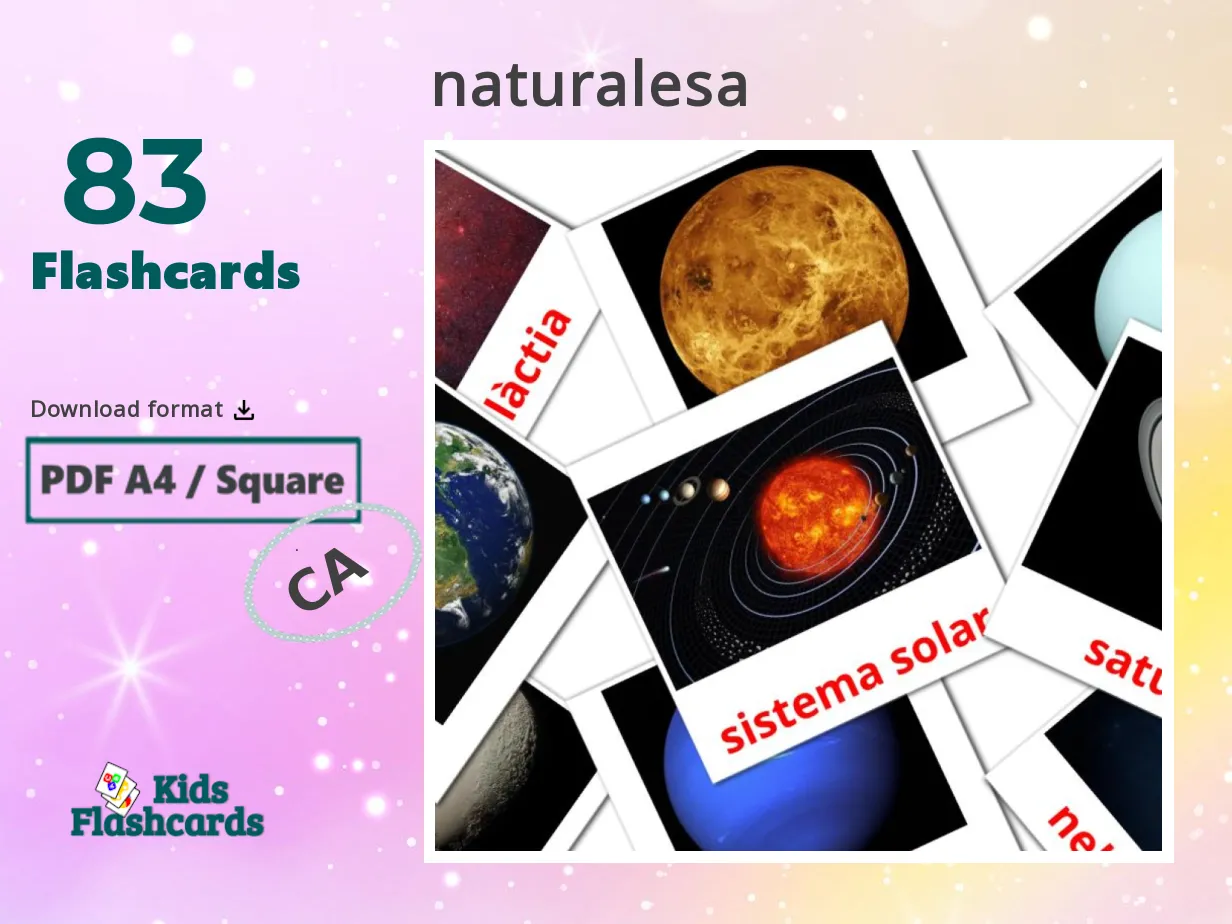 83 FREE Catalan Nature Flashcards | PDF