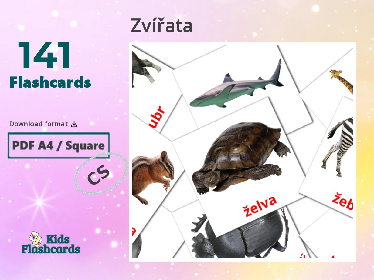 141 FREE Czech Animals Flashcards | PDF