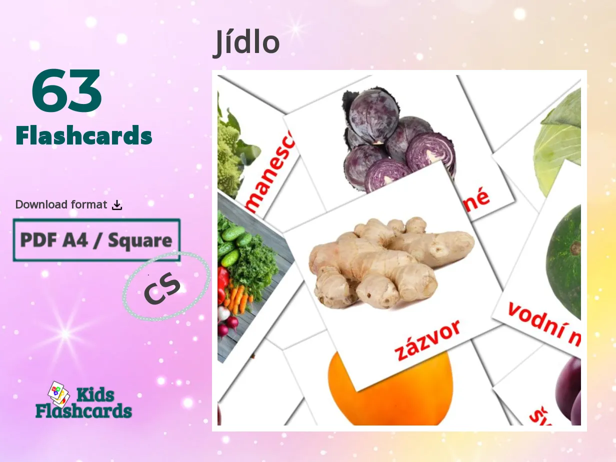 63 FREE Czech Food Flashcards | PDF