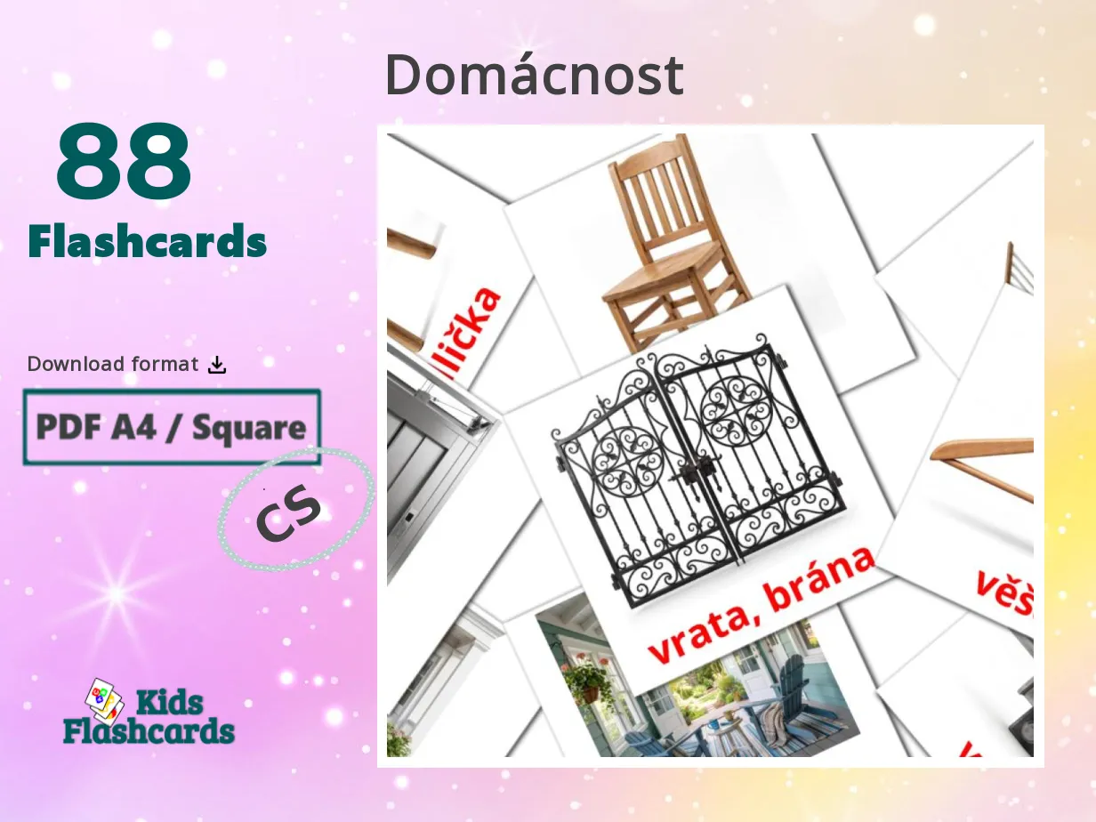 88 FREE Czech Home Flashcards | PDF