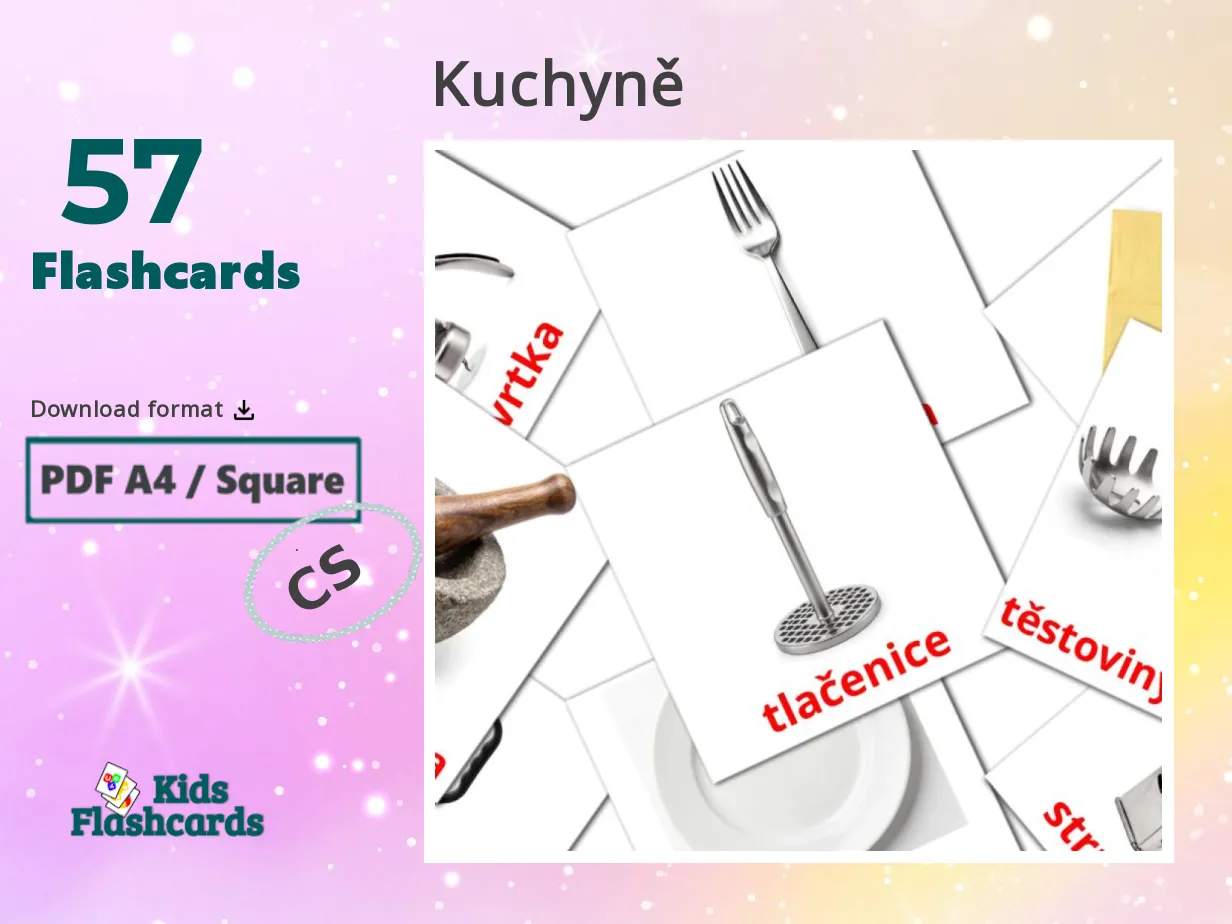 57 FREE Czech Kitchen Flashcards | PDF