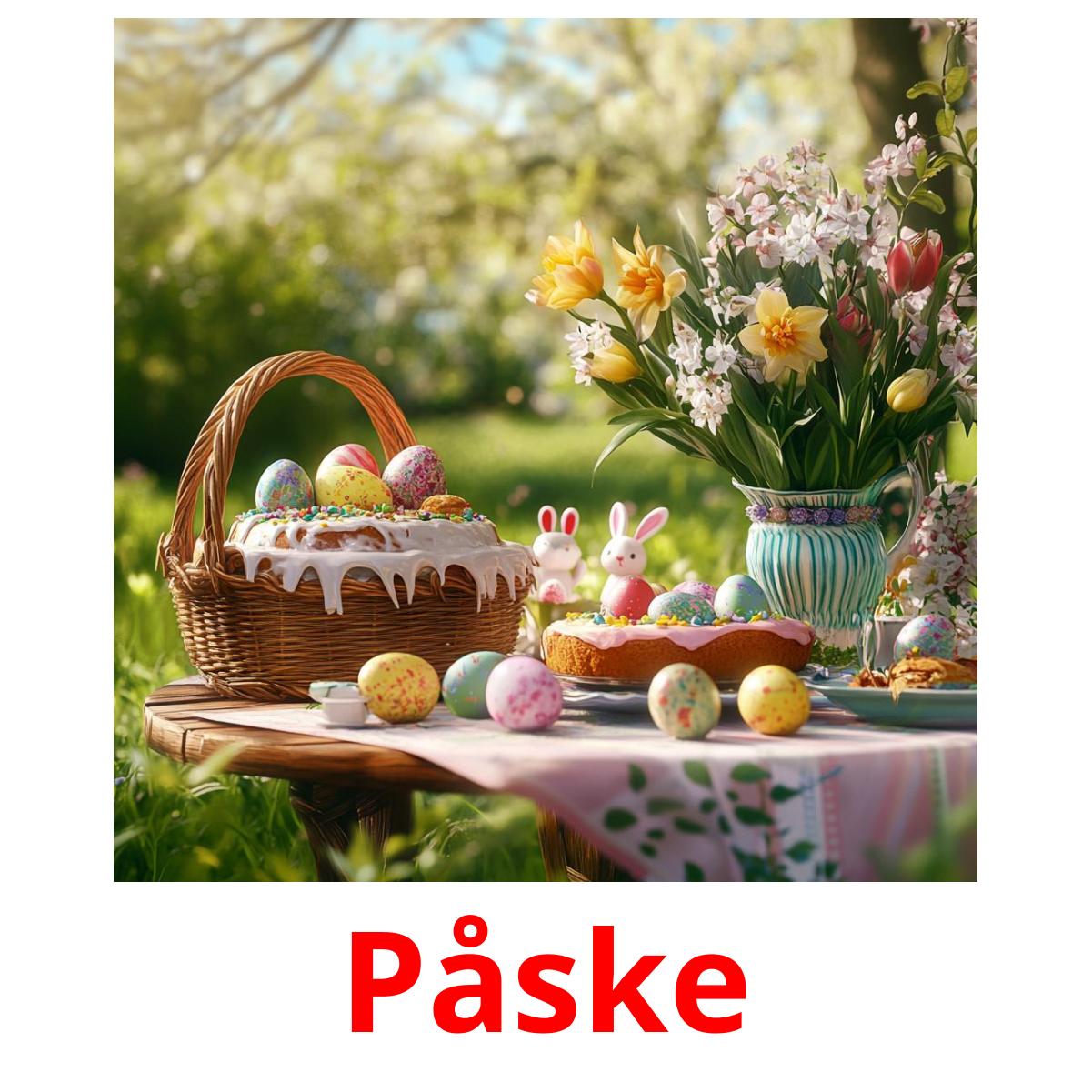 29 Printable Easter Flashcards in Dansk (Free PDF)
