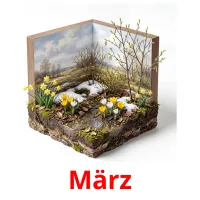 12 FREE Months of the Year Flashcards in 4 PDF formats | German Pictures