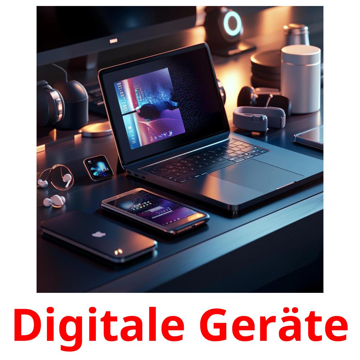 29 Printable Gadgets Flashcards in German (Free PDF)