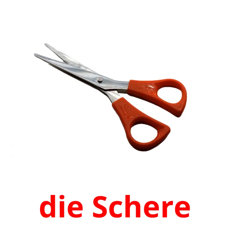 36 FREE Classroom objects Flashcards in 4 PDF formats | German Pictures