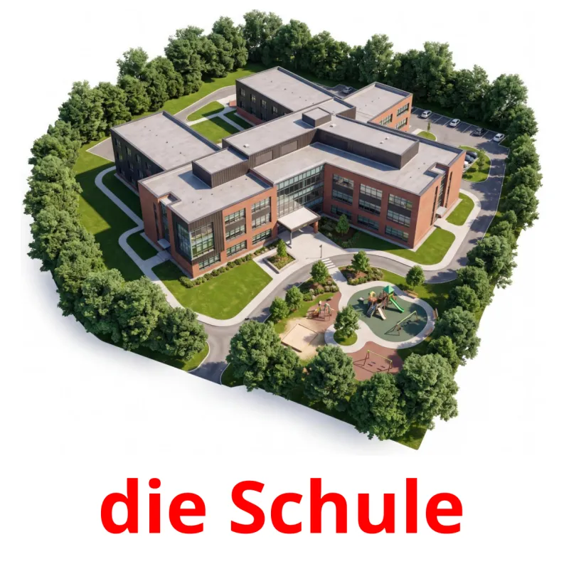 36 FREE Classroom objects Flashcards in 4 PDF formats | German Pictures