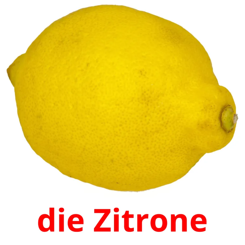 20 Obst Karteikarten in PDF | Deutsch Bilder
