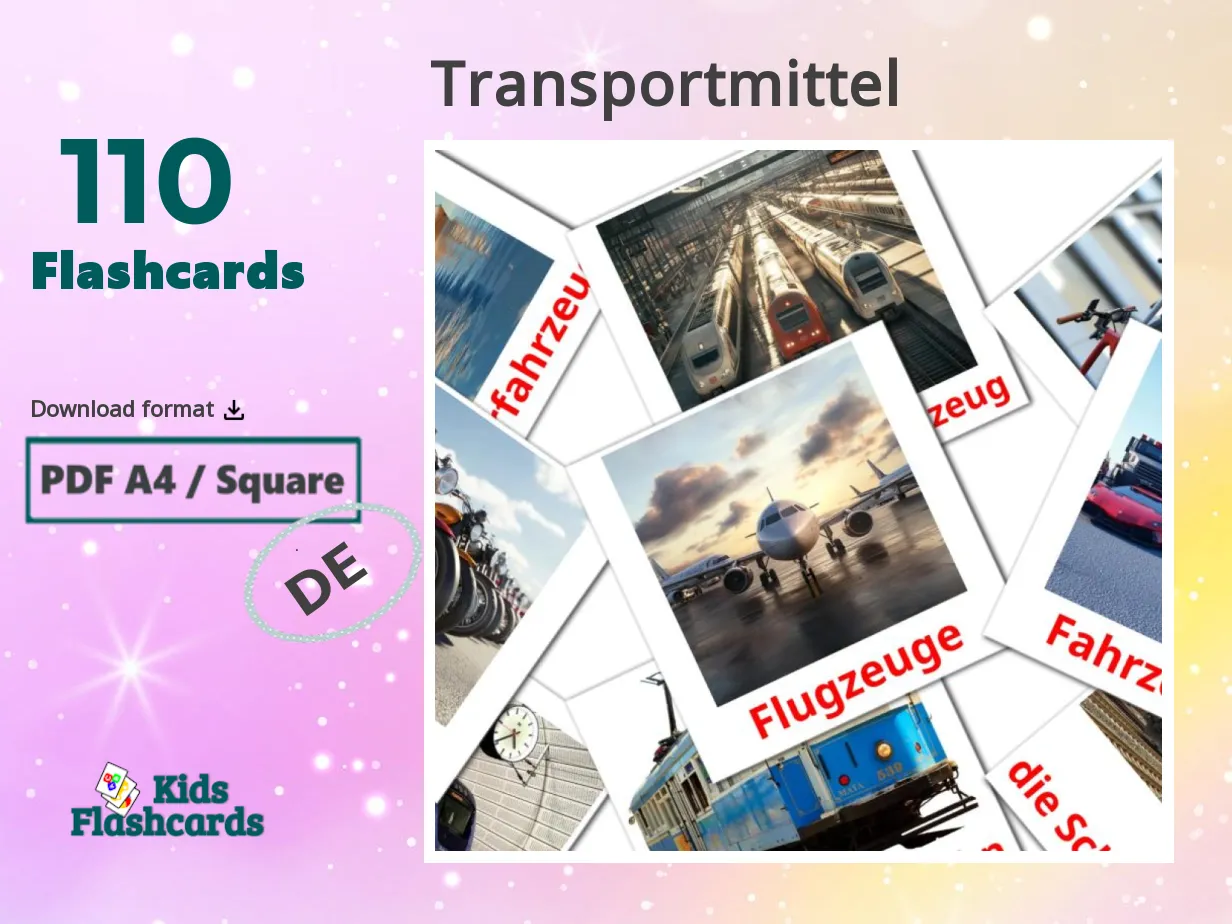 110 FREE German Transport Flashcards | PDF