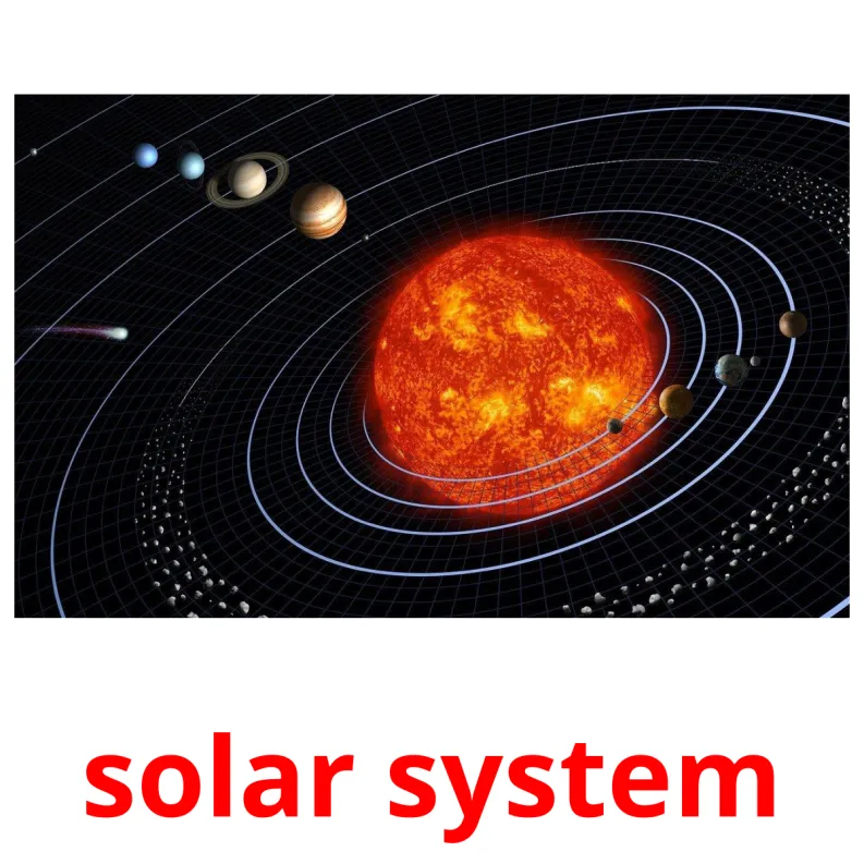 21 FREE Solar System Flashcards | PDF | English Words