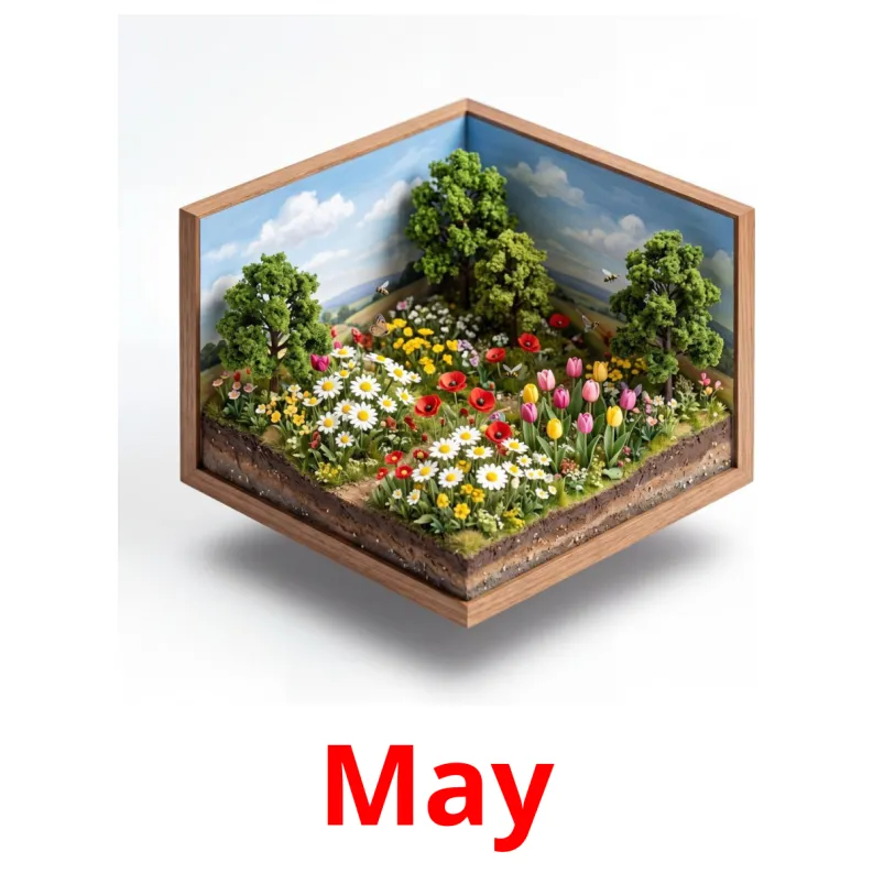 12 FREE Months of the Year Flashcards | PDF | English Words
