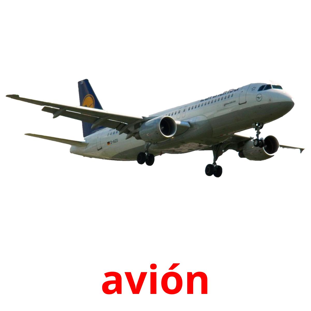 14 Printable Aircraft Flashcards in Spanish (Free PDF)