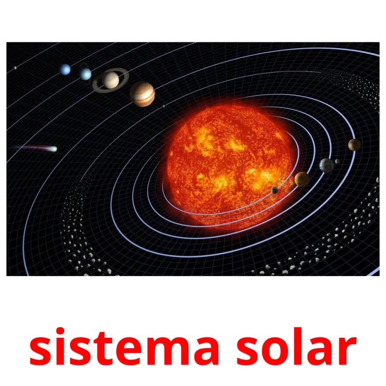 21 FREE Solar System Flashcards | PDF | Spanish Words